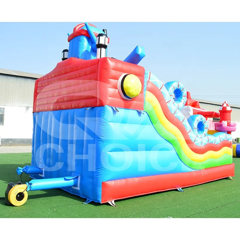 Outdoor Inflatable Bouncy Castle - Fun for Kids & Adults