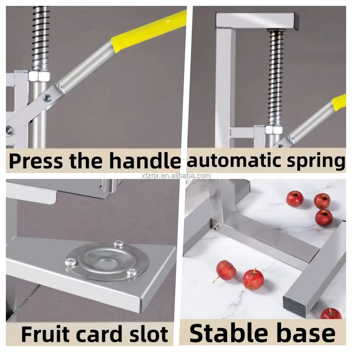 Small Manual Stainless Steel Hawthorn Core Pitting Machine