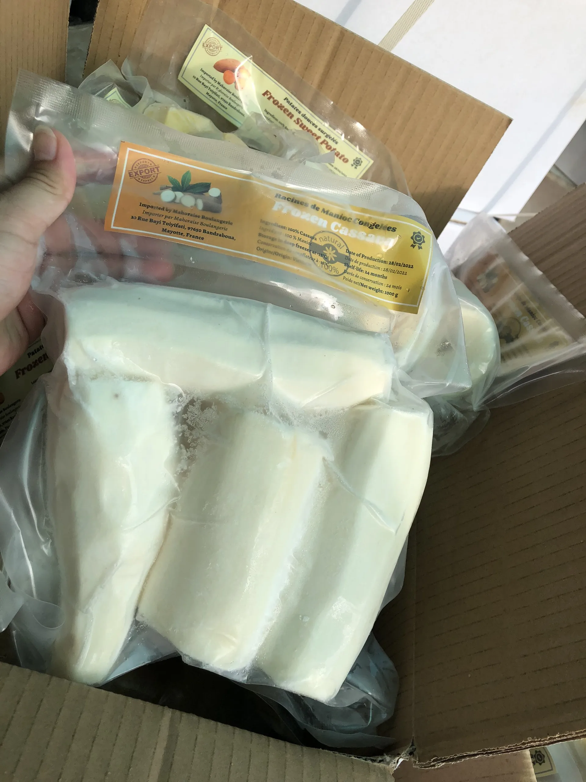 High Quality Frozen Tapioca Chips Cassava For Feeding From Vietnam