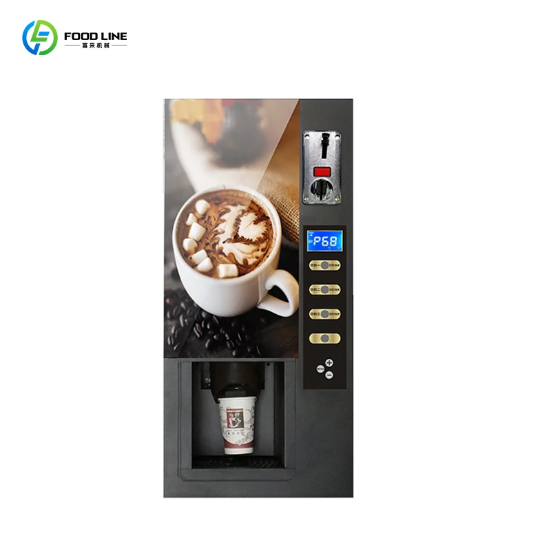 Ai Robot Coffee Vending Machine Vending Machine for Snacks and Coffee ...