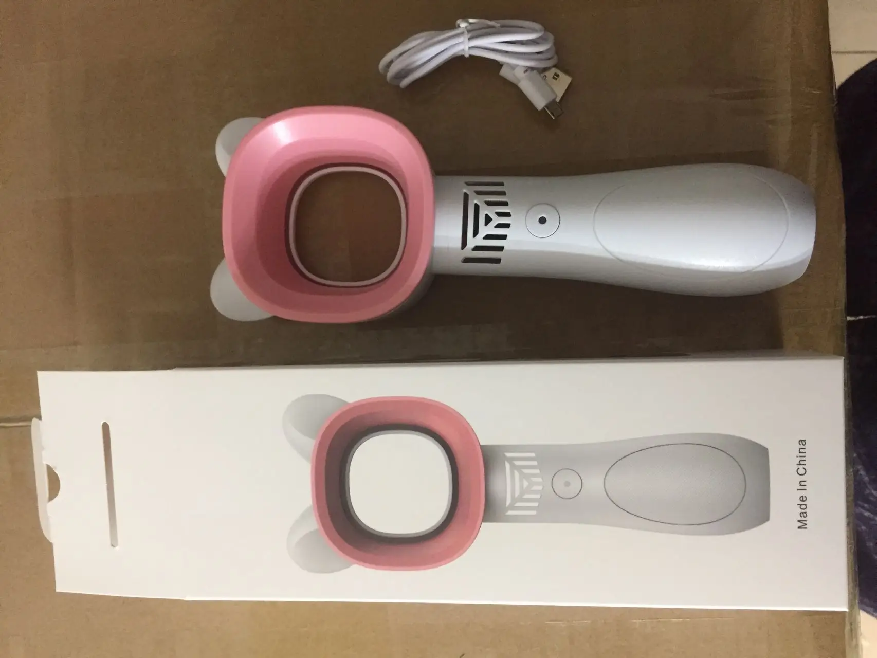 Portable Handheld Bladeless Fan - Quiet Cooling USB Mini Fan