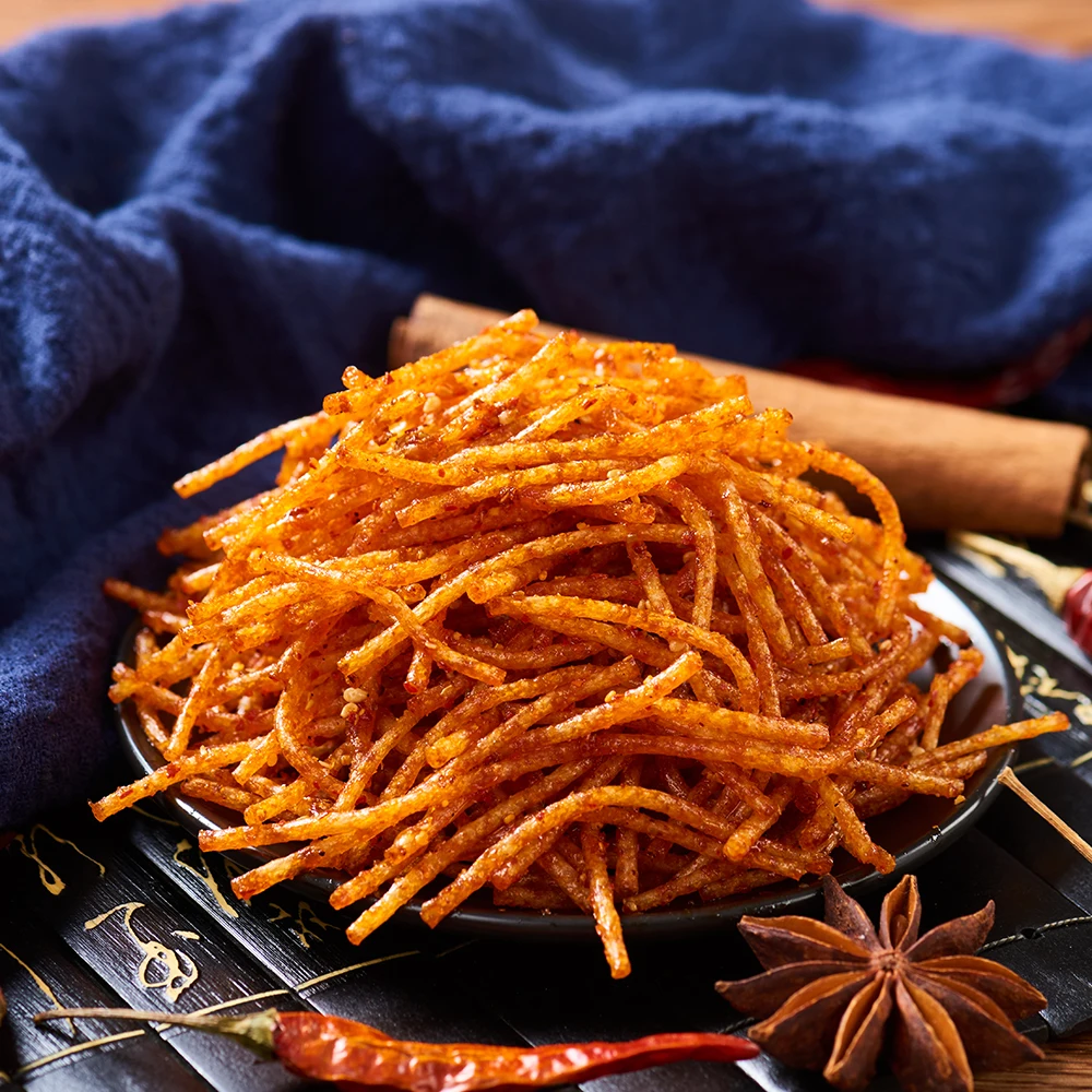 Halal Factory Supply 102g Chinese Latiao Hot Chewy Snacks Food Chilli ...