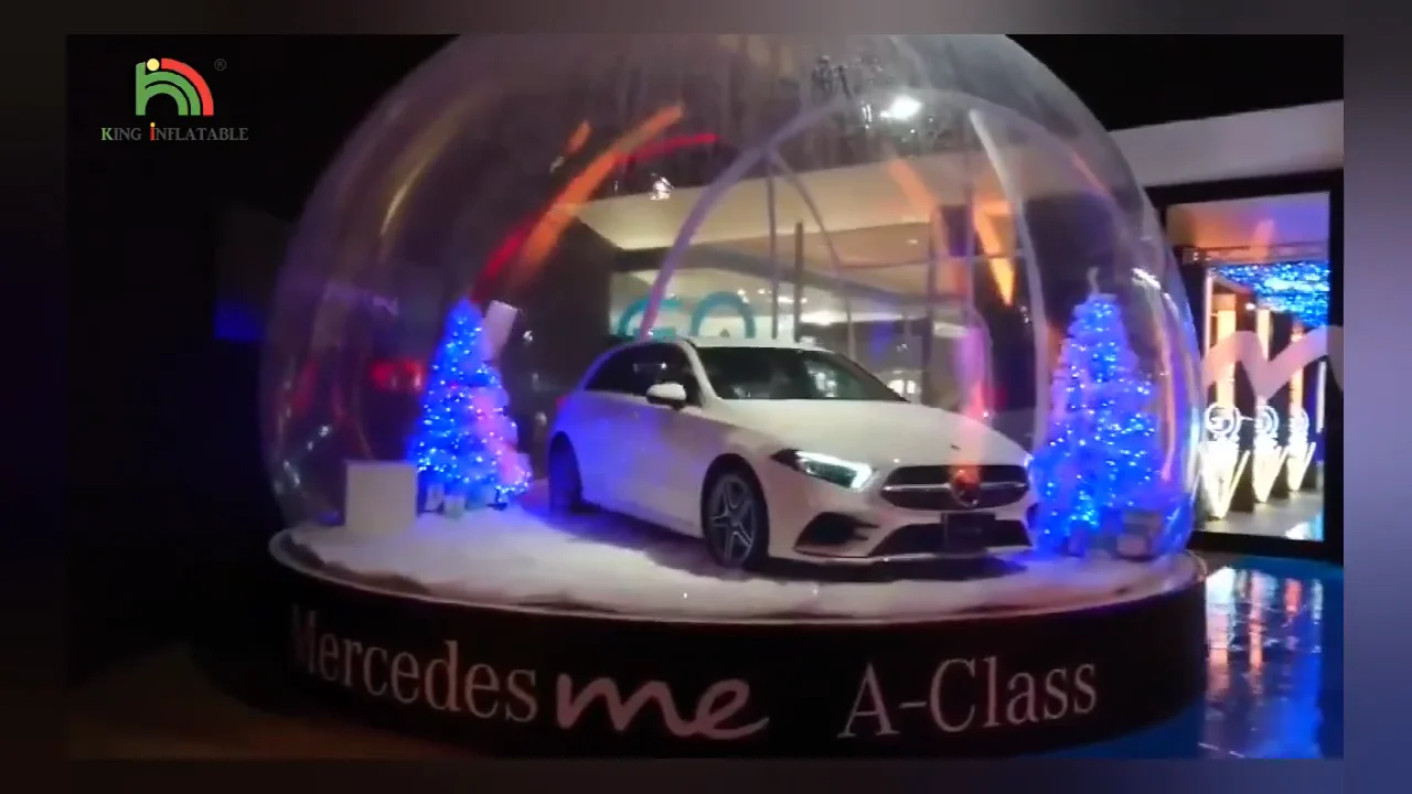 Inflatable Snow Globe Winter Wonderland Christmas Theme Party Outdoor ...