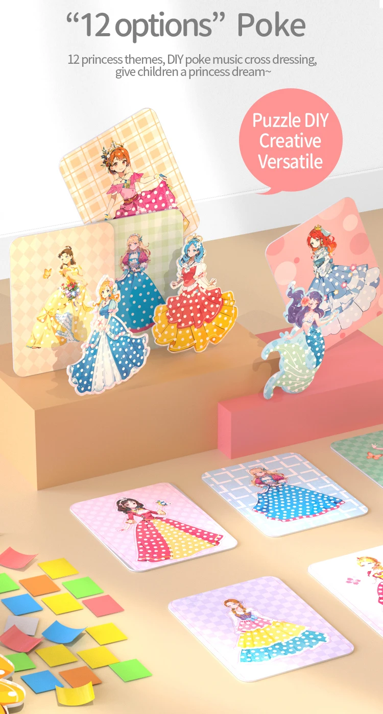 Customized DIY 3D Drawing Board Cards for Kids' Education