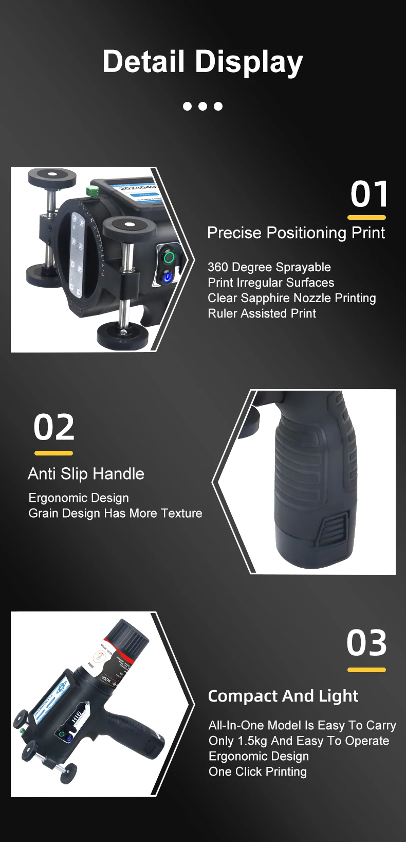 Mfg Exp Date Qr Code Barcode Black Ink Dod Industrial Large Character ...