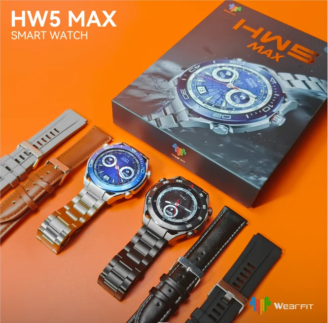 2023 New Men Smart Watch Hw5 Max Smart Watch Men 1.52" With 3 Watchband ...