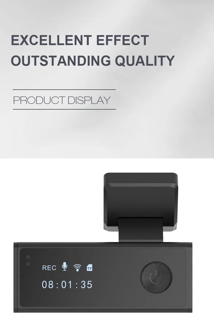 Wifi Mini Dash Cam 1080p Car Camera 1.09 Inch Screen Single Lens Hidden ...