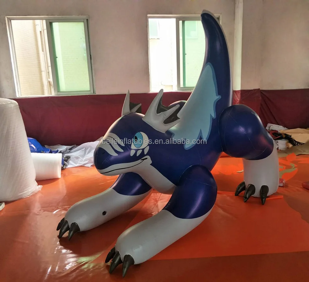 Customized 2.2m Long Pink Pvc Inflatable Dragon For Sales - Buy ...