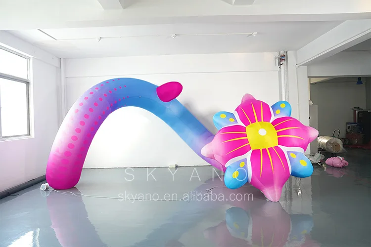 Inflatable Flowers Alice In Wonderland Inflatable Flower With Led ...