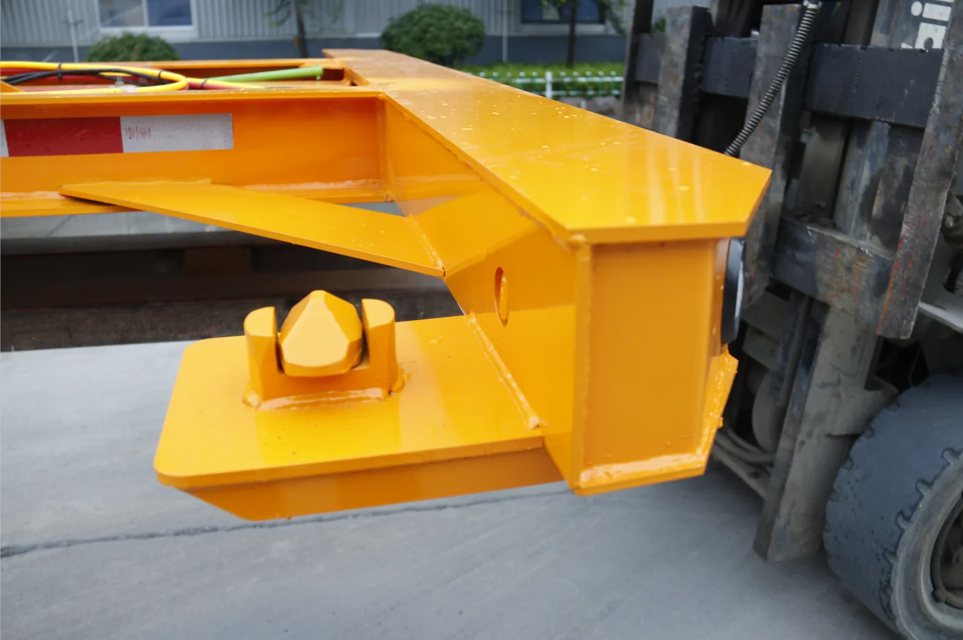 Container Terminal Trailer Combo Container Hauling Trailer 20 Feet ...