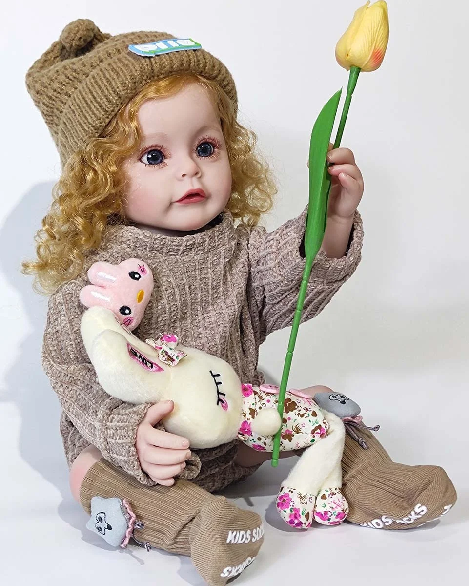 Bebe Reborn Silicone Doll - Cute Baby Toy with Accessories