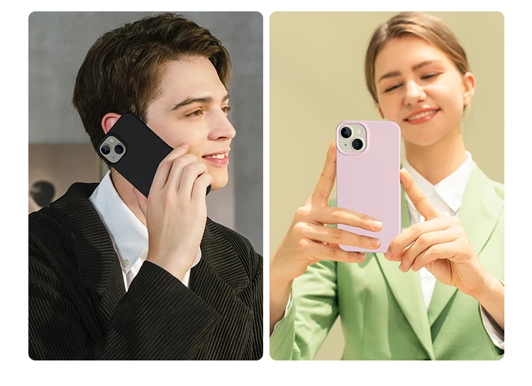 Slim Candy Color Frosted Back Silicone Tpu Case Custom Rubber Phone ...