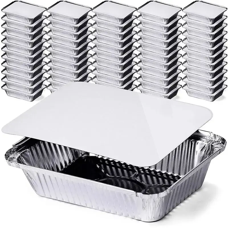 Aluminium Foil Catering Serving Trays Takeaways Disposable Aluminium ...