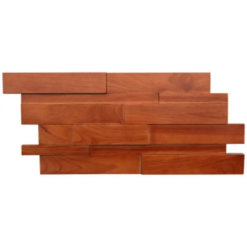 Modern Black Log Vertical Wood bar Grid Solid Wood Wall Panel Mosaic TV ...