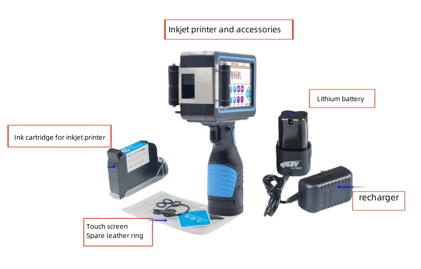 Small Handheld Printer Carton Plate Two-dimensional Code Printing ...