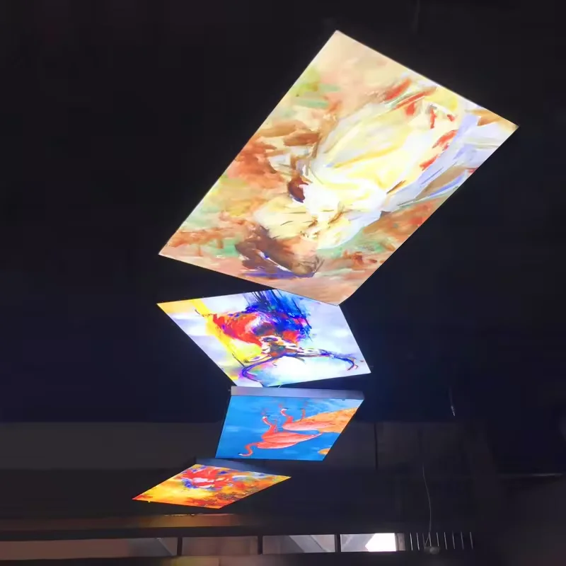 Ceiling LED Screen Sky Video Rolling Play LED Screen Ceiling Led Screen ...