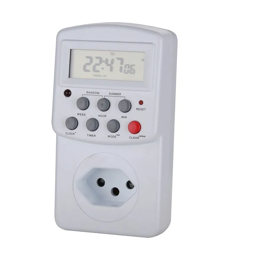 Digital Display Smart Timer Switch,Multi-function Electric Timer Socket ...