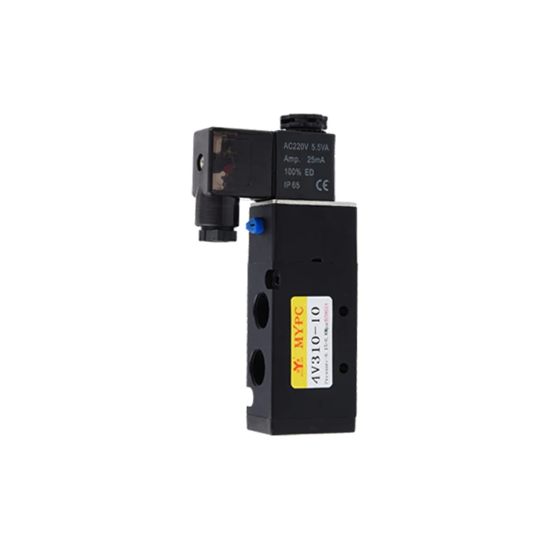 Factory Direct Sales Pneumatic Air Solenoid Valve 3 Way 2 Position 3v310-10 Aluminium Solenoid ...