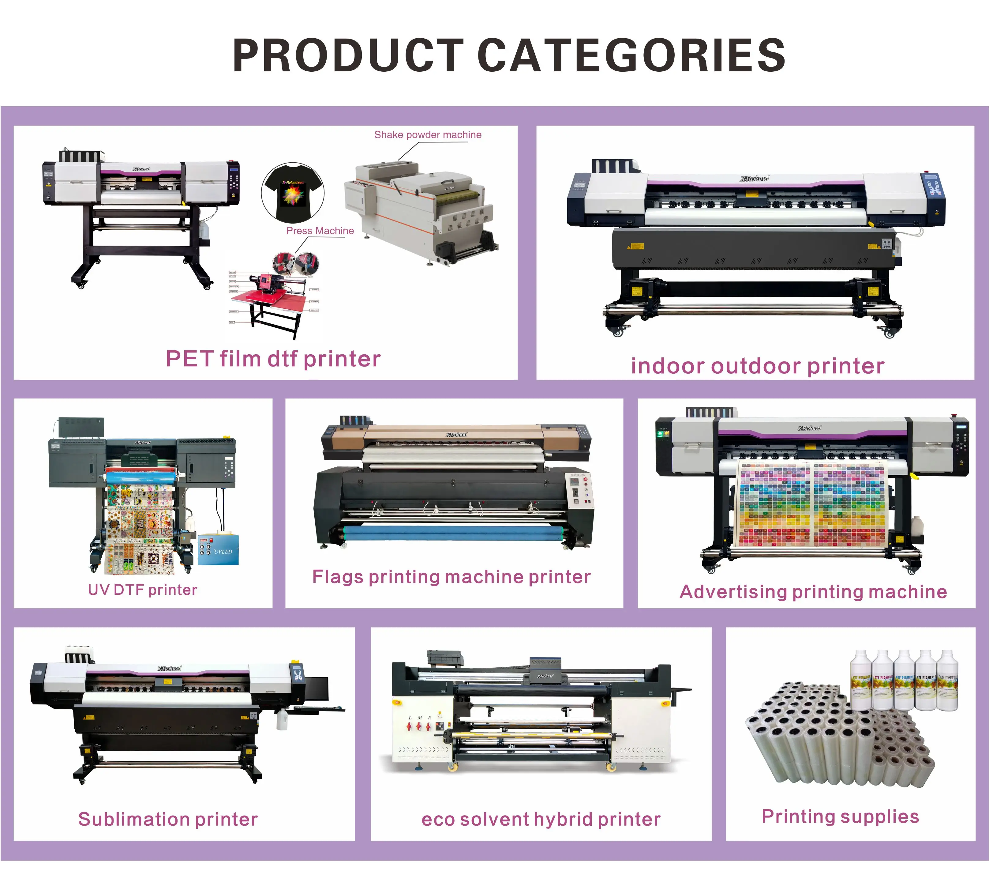 Large Format Digital Printers - CMYK Inkjet Solutions