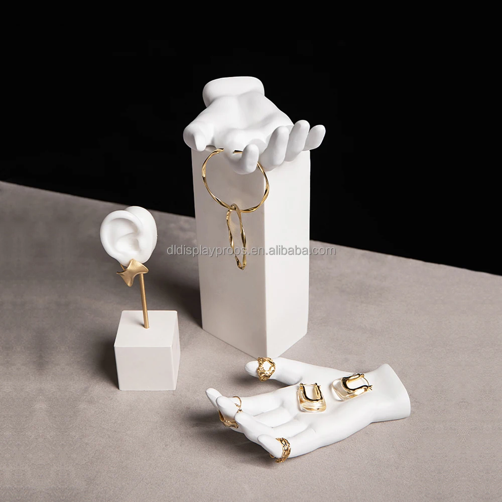 Luxury Jewelry Display Props,Creative Hand Mannequin For Ring Necklace ...