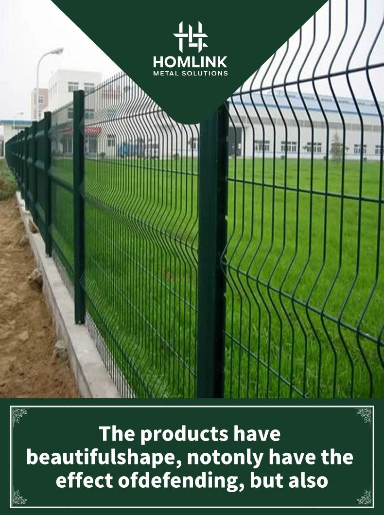 Decorative Curved Control Panel Sustainable Pvc Coated 3d Fence ...