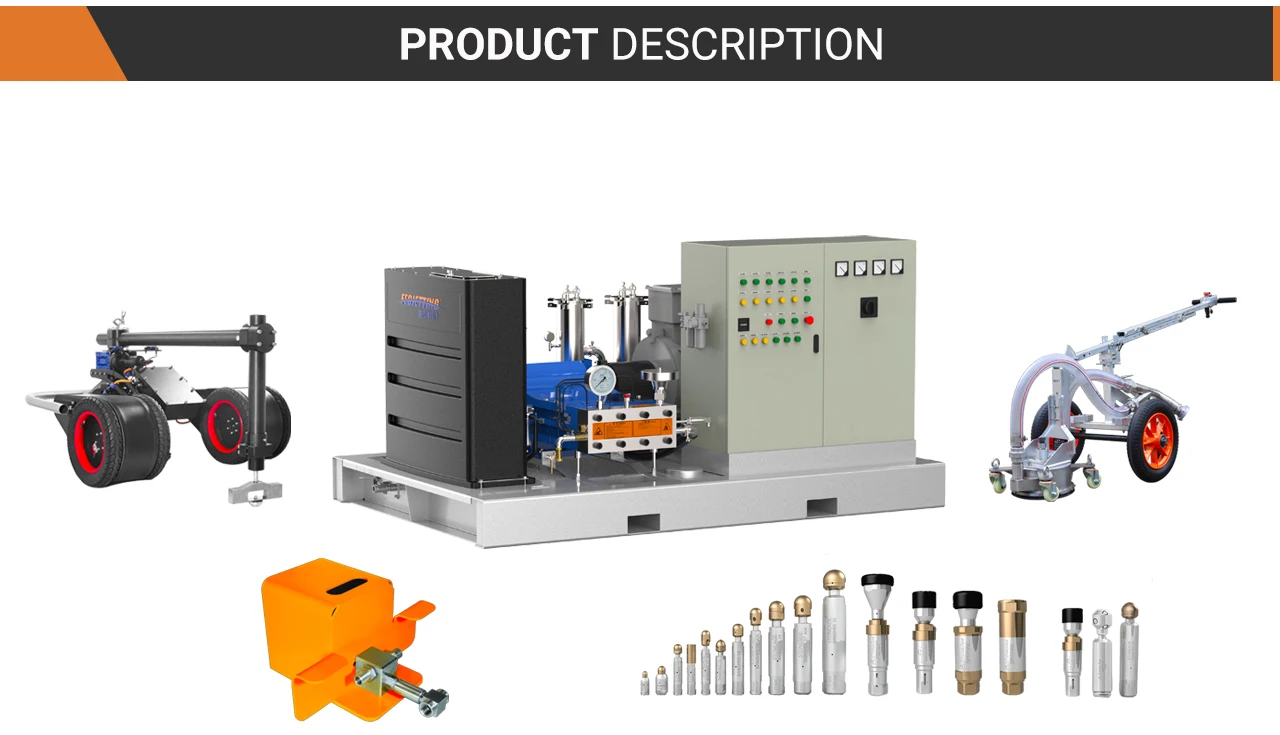 Shipyard High Pressure Water Jet Pump 132kw Water Blaster Machine High ...