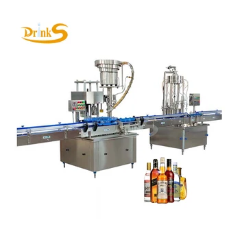 Automatic Plastic Vodka Whisky Brandy Tequila Red Liquid Capping ...