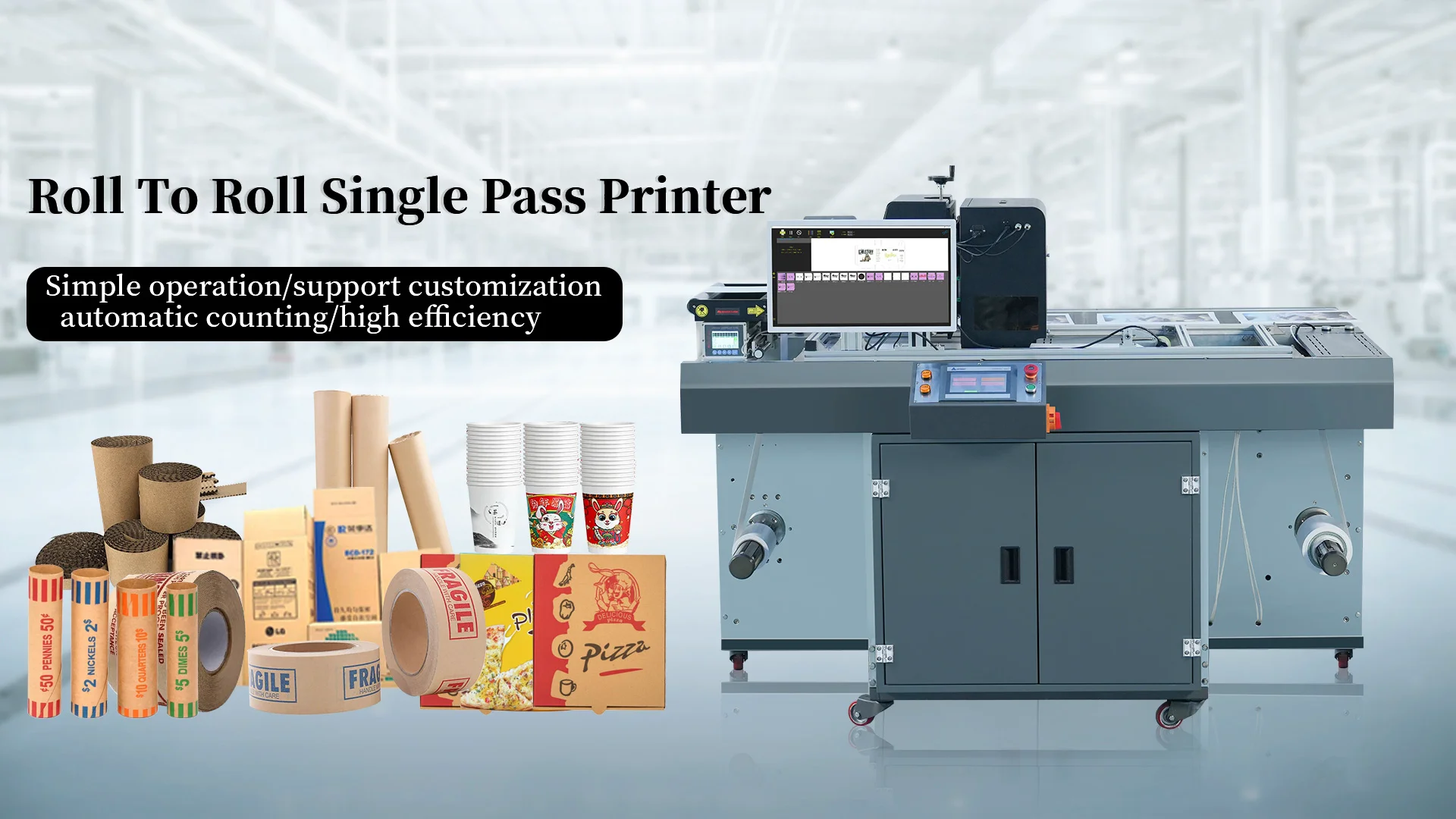 Kelier Factory Sale Automatic Roll To Roll Digital Paper Label Printing ...