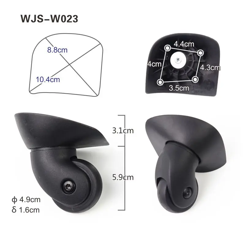 Universal Detachable 360 Double Spinner Bag Wheel Replacement for ...
