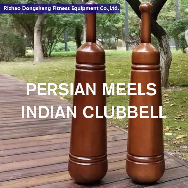 Dongshang Wooden Macebell Indian Clubs for Shoulder Conditioning