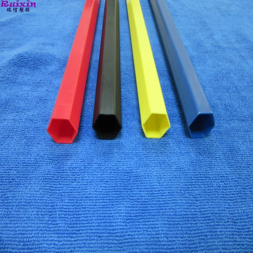 Colorful Hexagon PVC Tube - High Temperature Resistance