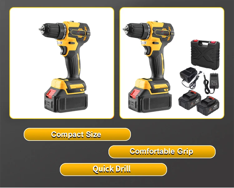 Taladro Inalambrico Electric Mini Hand Cordless Rechargeable Battery ...