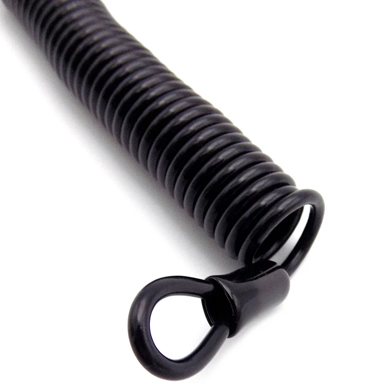 Retractable Vinyl Coated Stainless Steel Coiled Cable Safety Tool ...