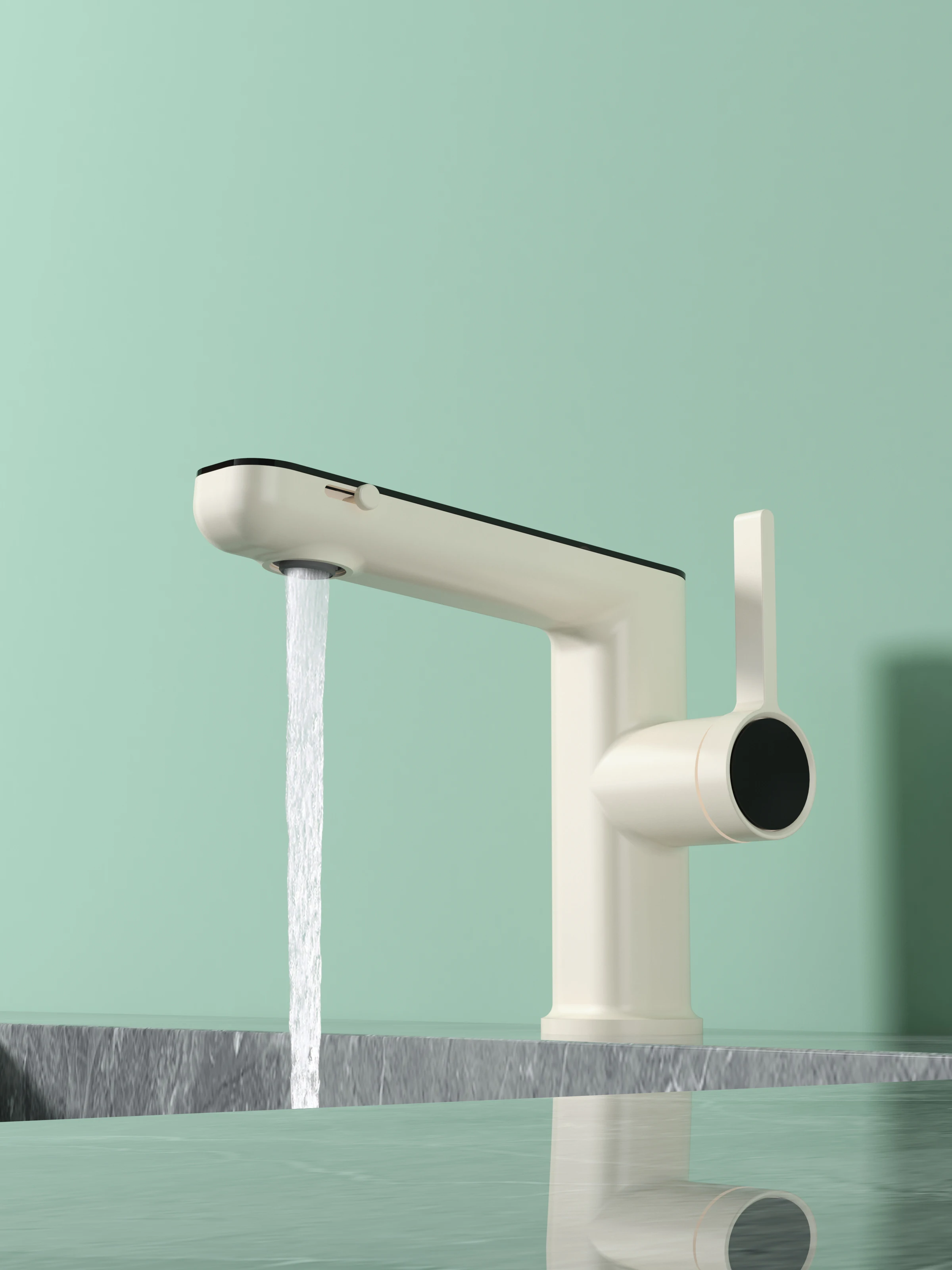 Basin Faucet Hot Cold Chrome Mono Handle Ce Bathroom Sink Mixer Taps ...