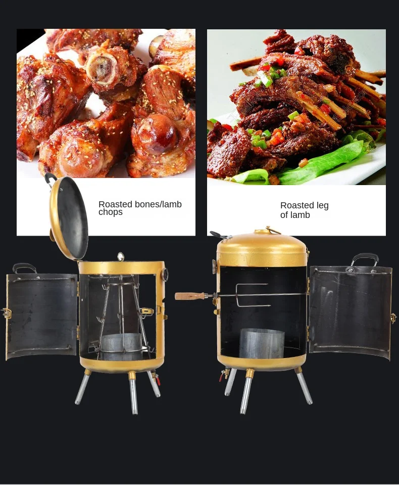 Outdoor Smokeless Steel Bbq Grills Charcoal Stove Multifunction ...