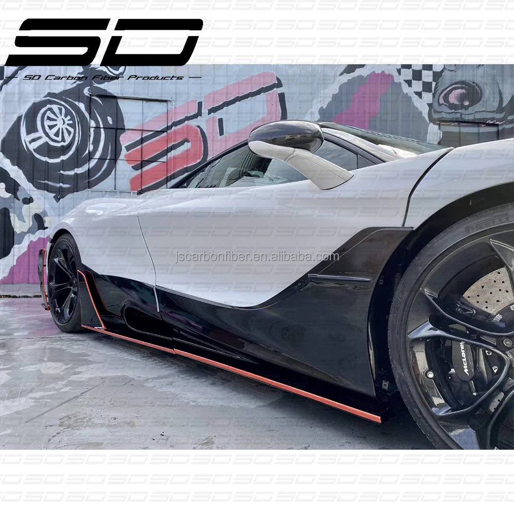 Upgraded M Style Dry Carbon Fiber Body Kit Car Bumpers for McLa-ren ...