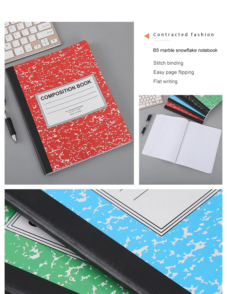 Composition Book - Student Writing Journal with 200 Pages