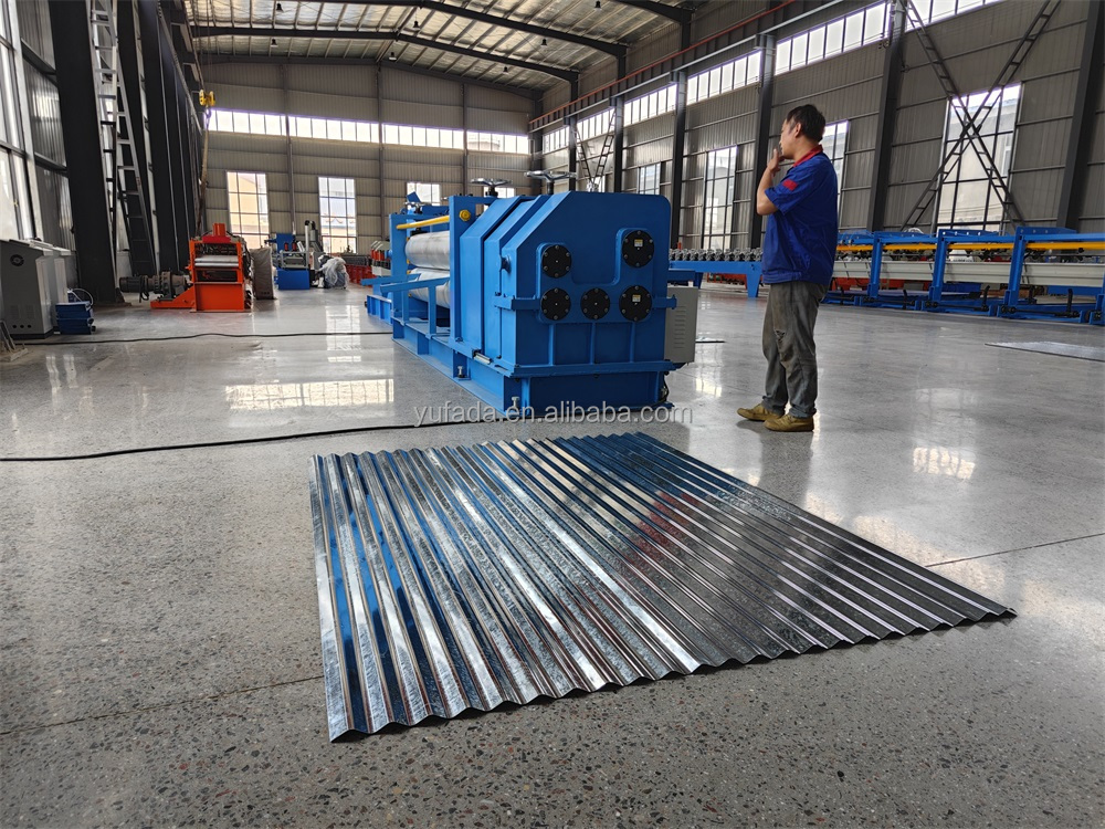 Galvanized Thin Steel Roof Panel Automatic Bending Barrel Type ...