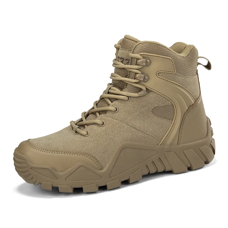 China Factory Wholesale Outdoor Hunting Boots Sand Color Tactical Gear ...