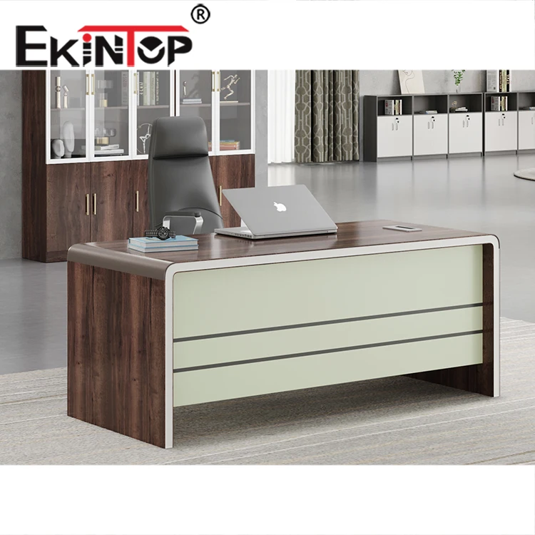 Ekintop Modern office desk workstation table designs ceo boss high tech ...