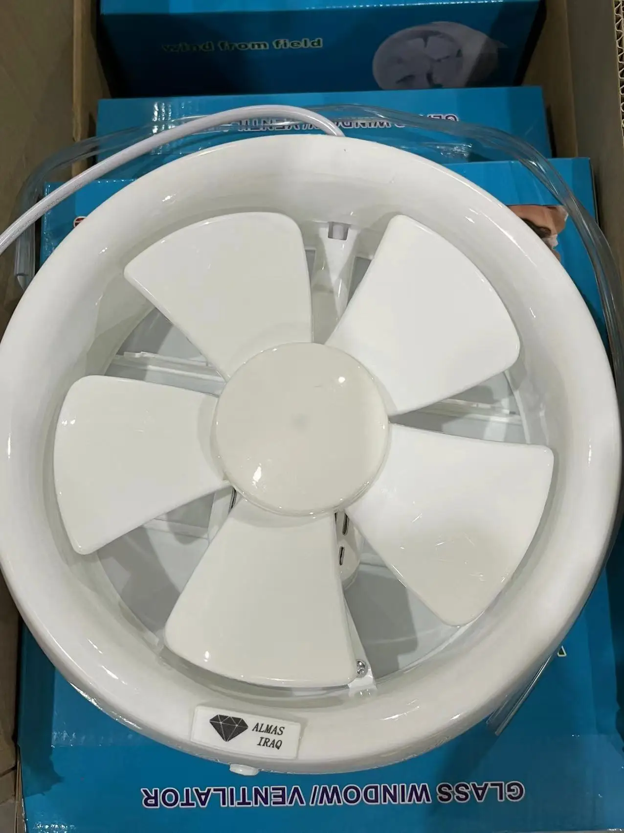 Round Plastic Shutter Glass Window Silent Ventilation Small Round ...