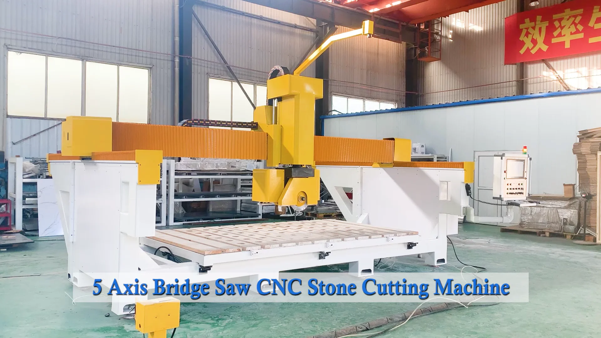 Mishi 5 Axis Stone Cnc Bridge Bridge Saw Timber Marble Cutting Machine ...