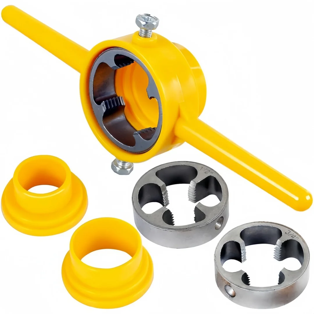 PVC Plastic Pipe Thread Die Kit - DIY Hand Tool Repair