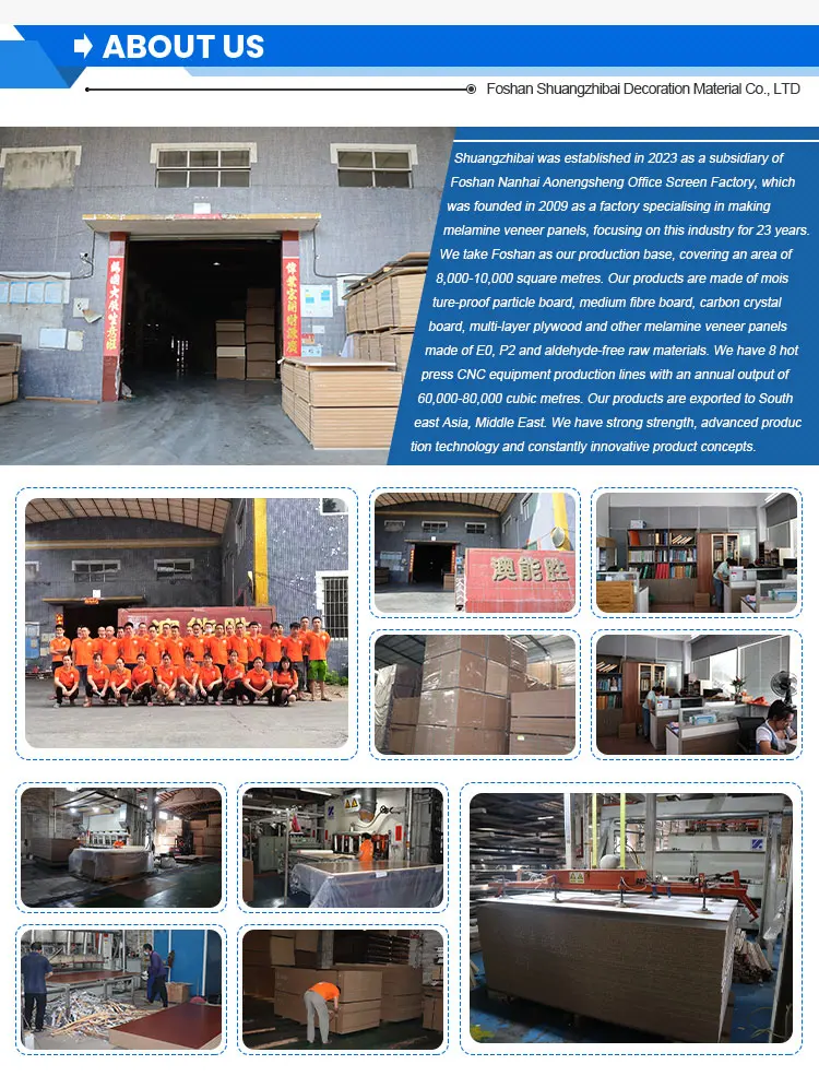 18mm Melamine Faced Medium Density Mdf Board Fiberboard For Kitchen ...