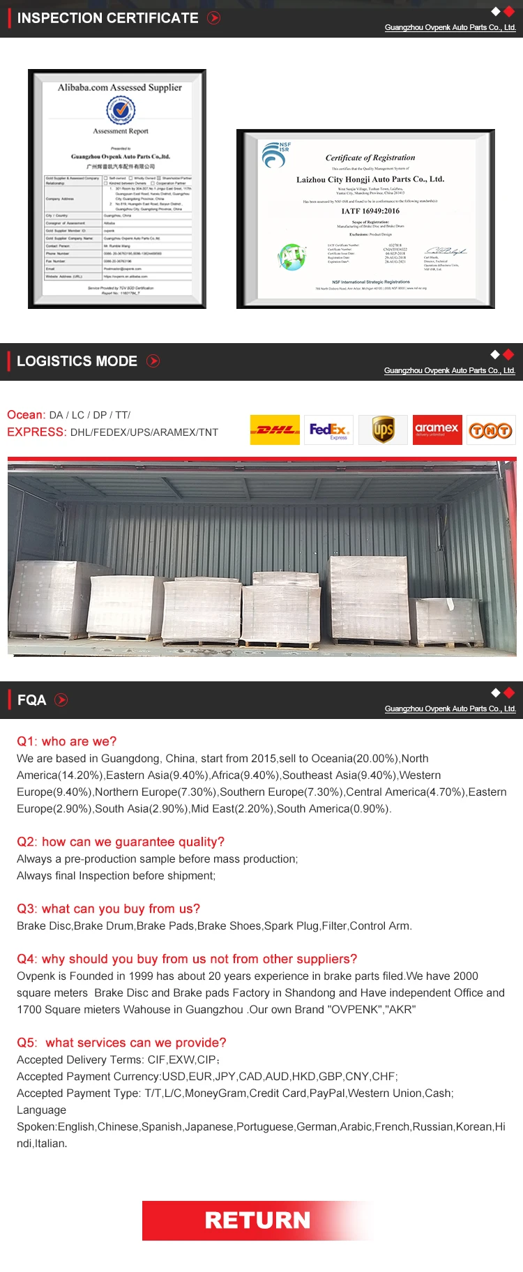 丰田金杯Grace HIACE IV Box OEM 42431-26100 42431-26180 42431-26181汽车配件的后制动鼓 ...