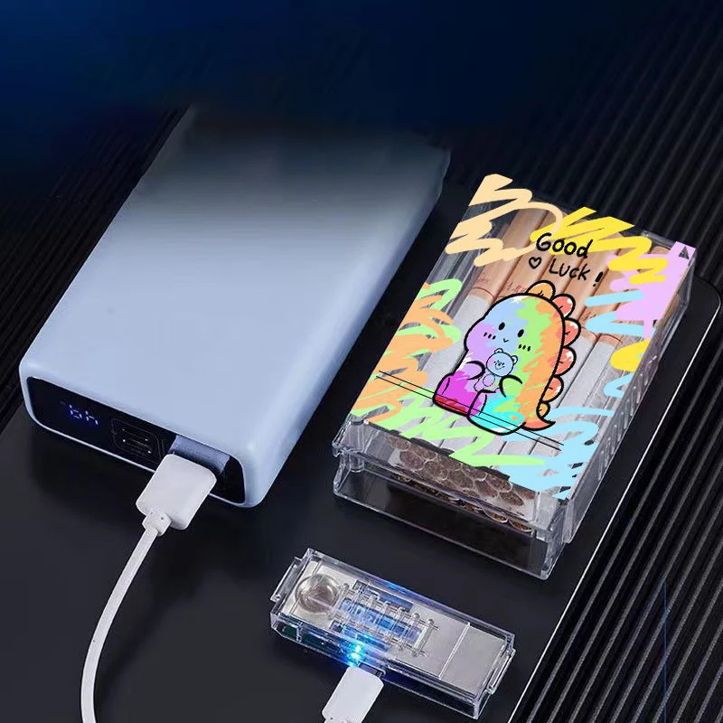 Kuromi Cigarette Case Lighter - Portable USB High Appearance