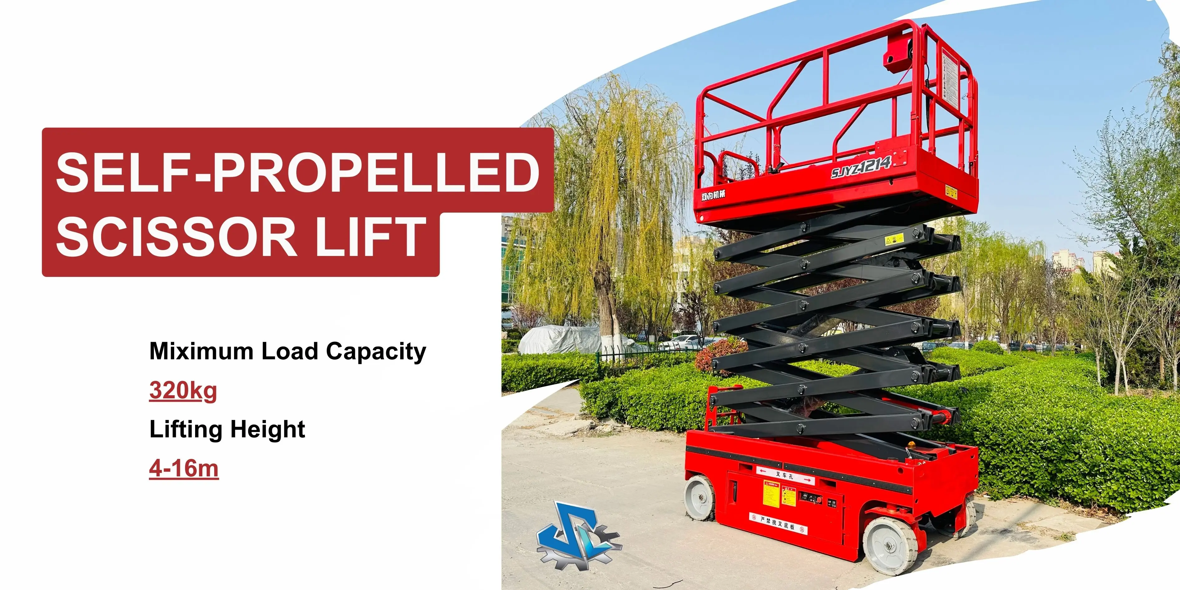 Mini Self Propelled Lifting Work Platform Man Working 6m Mobile ...