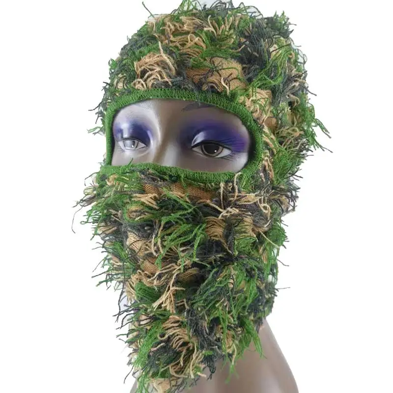 Wholesale Distressed Balaclava Ski Masks Custom Logo Designer Winter ...