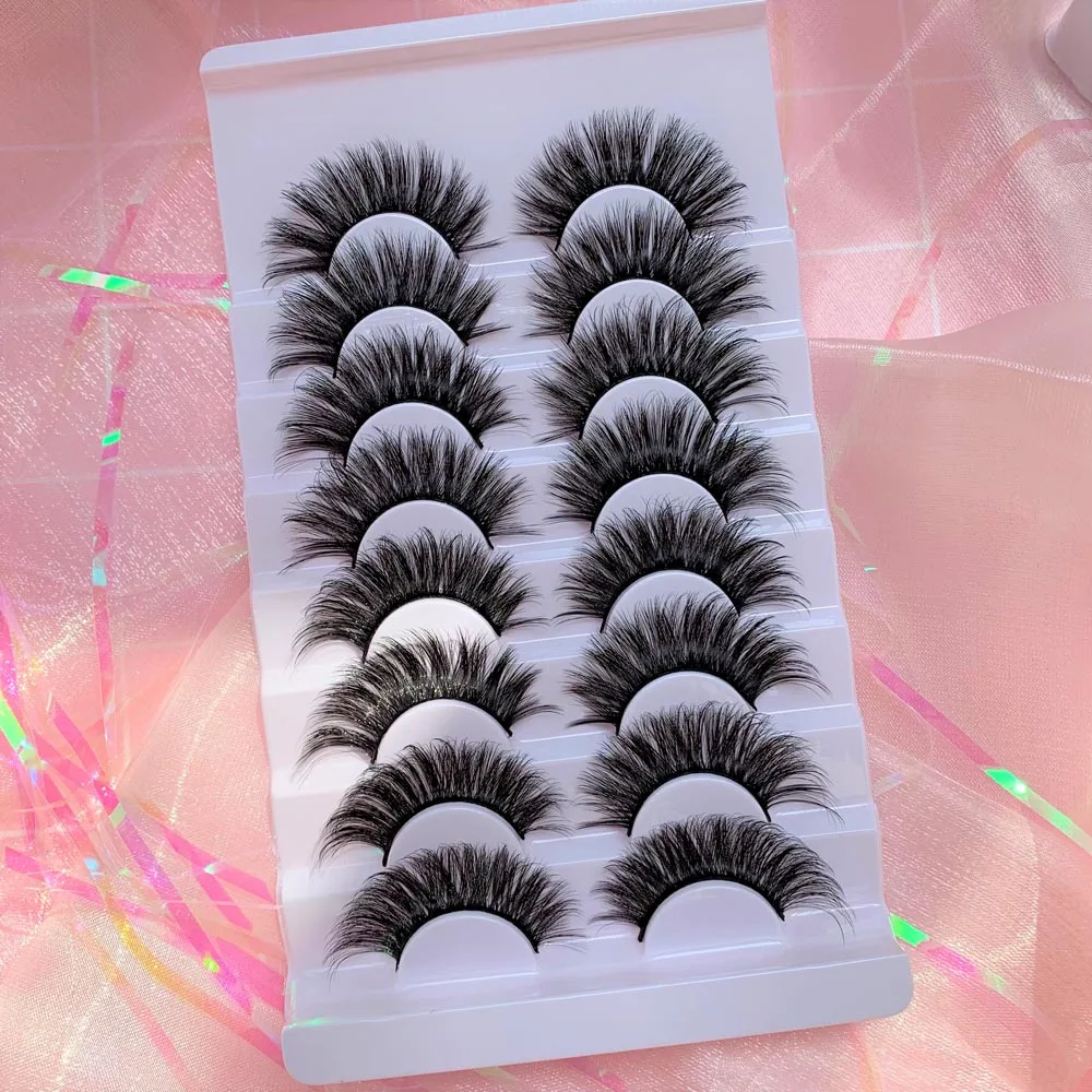 Black Band 3d Faux Mink Fake Eyelashes With Custom Eyelash Packaging ...