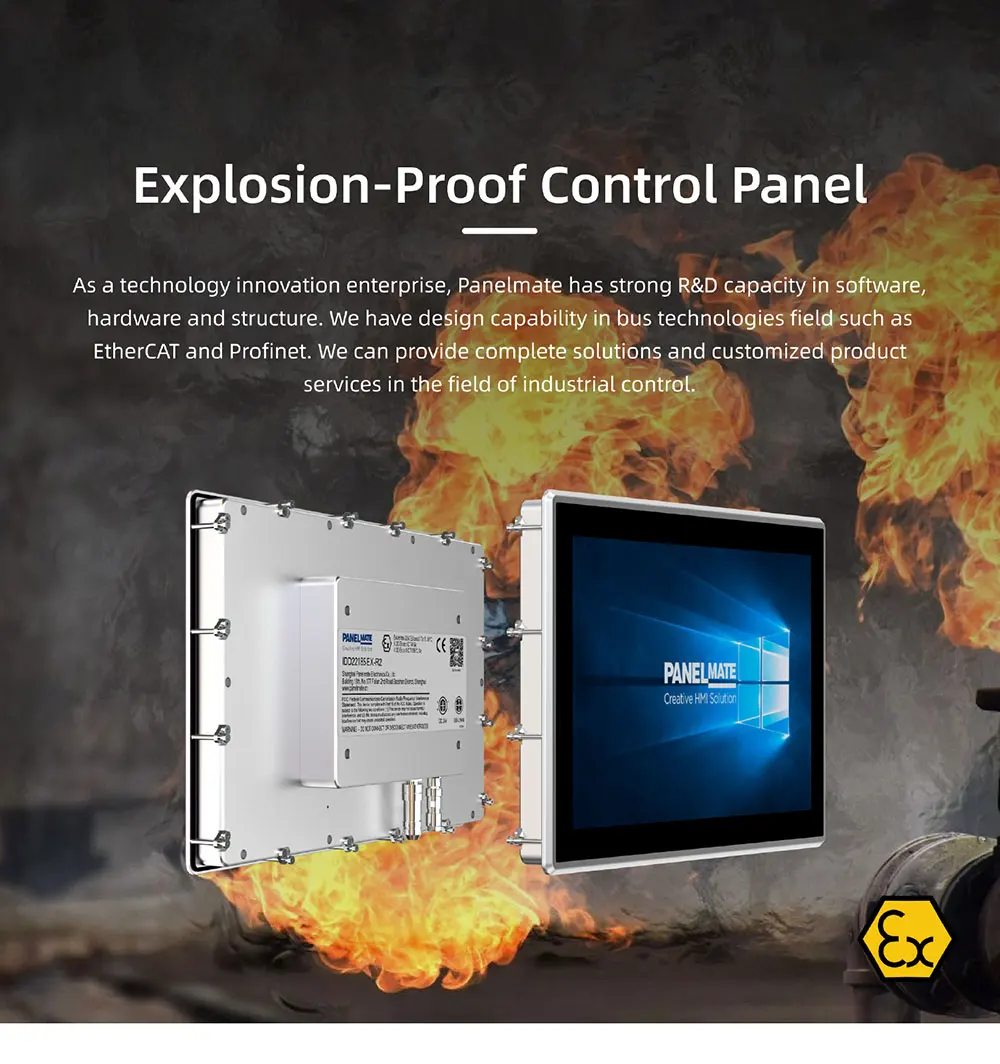 Idd22156ex-r2 | 15.6 Inch Explosion-proof Industrial Atex Capacitive ...